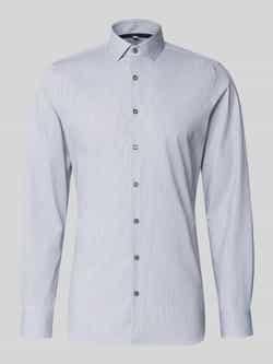 Olymp Level 5 Slim Fit Business-Hemd mit Kentkragen