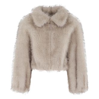 VALENTINI 1972 Eco Zibellino Jacke - - Jackets - Damen - Beige - M