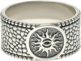 OrusBijoux Bague Jonc Homme Argent Soleil