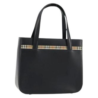 Burberry Sac &agrave; main Vintage Pre-owned - Femme - Pre-owned - Noir - Taille: ONE Size