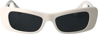 Versace Femme, Accessoires, Blanc, Taille: 54 MM Lunettes de soleil