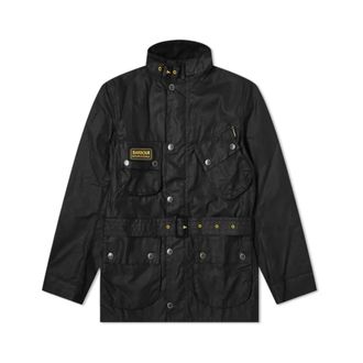Barbour Waxed Jacket - - Jackets - Herren - Schwarzk - S