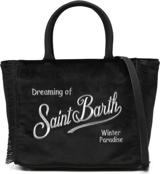 MC2 Saint Barth Femme, Sacs, Noir, Taille: ONE Size 00207I 00 EMB Hand Bag With Strap