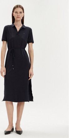 Tommy Hilfiger Kleid für den Alltag WW0WW41278 Dunkelblau Regular Fit