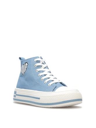 La Modeuse Tennis Love en Denim avec Plateforme