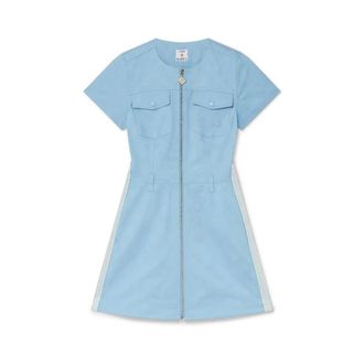 Casablanca Monogram Dress - - Dresses - Damen - Blau - S