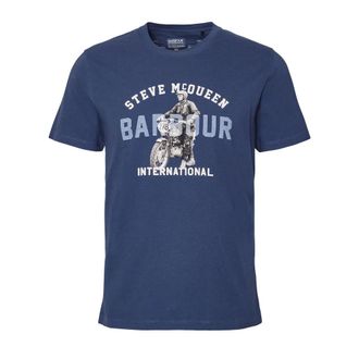 Barbour B.Intl Speedway T-Shirt - - Tops - Herren - Blau - M