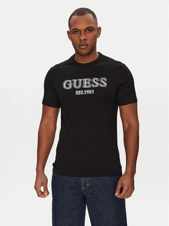 Guess T-Shirt M5GI07 I3Z14 Schwarz Classic Fit
