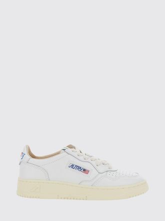 Autry Medalist Low Sneaker aus glattem Kalbsleder mit Kontrastdetails