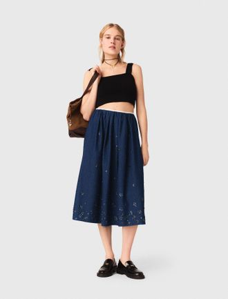 Maje K&uuml;rzeres Strickoberteil Mit Tr&auml;gern - Schwarz - Maje