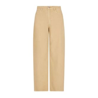 A|X Armani Exchange Weite Jeans mit G&uuml;rtelschlaufen - - Jeans - Damen - Braun - W31 L32