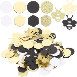 Valiclud Homoyoyo 180 St&uuml;ck Bienen Papierkonfetti Dekoratives Partypapier f&uuml;r Geburtstagsfeiern Wiederverwendbares Party Konfetti Vielseitiges Deko Zubeh&ouml;r f&uuml;r