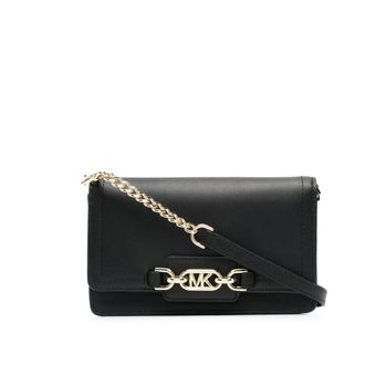 Michael Kors Femme, Sacs, Noir, Taille: ONE Size Petit sac bandoulière en cuir