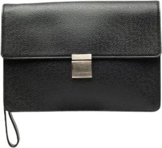 Louis Vuitton Pre-owned Selenga Clutch - Femme - Pre-owned - Noir - Taille: ONE Size