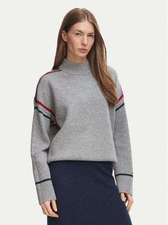 Tommy Hilfiger Rollkragenpullover WW0WW51430 Grau Relaxed Fit