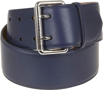 Ralph Lauren Femme, Accessoires, Bleu, Taille: M 55Mm Dbl Prg Belt Wide