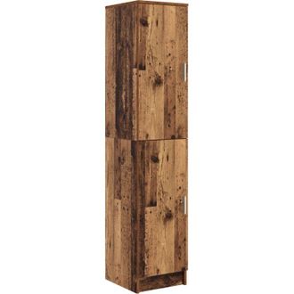 vidaXL Highboard Bois ancien 35 x 39 x 168 cm Bois ding&eacute;nierie Vidaxl