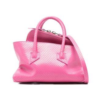 The Attico Rosa Handtasche mit oberen Griffen und abnehmbarem Riemen - - Bags - Damen - Rosa - ONE SIZE