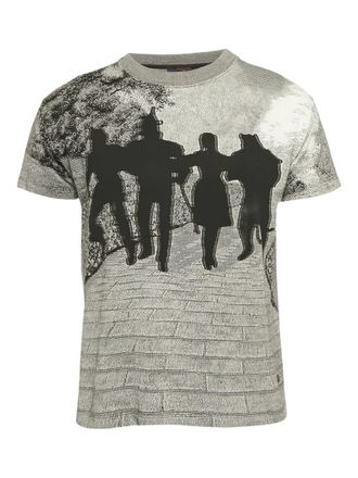 Louis Vuitton t-shirt en maille jacquard - Gris