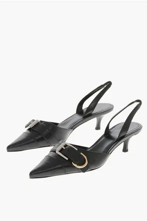 Givenchy Slingbacks VOYOU aus Leder mit vorderer Schnalle Gr&ouml;&szlig;e 37