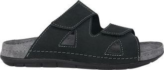 Rohde Homme, Chaussures, Gris, Taille: 42 EU Sandale ouverte avec deux brides auto-agrippantes