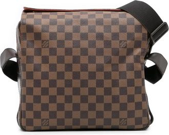 Louis Vuitton Hobo Bags - Damier Ebene Naviglio - Gr. unisize - in Braun - f&uuml;r Damen