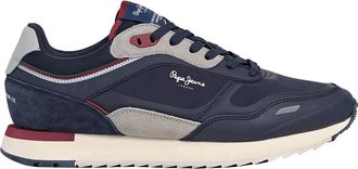 Pepe Jeans London Herren Bexley Urban M Sneak, Blau/Marineblau, 44.5 EU