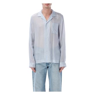 Dries Van Noten Homme, Chemises, Bleu, Taille: M Carlty Shirt