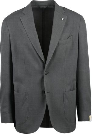 L.B.M. 1911 L.b.m. 1911, Homme, Vestes, Gris, Taille: XL Veste Stondato