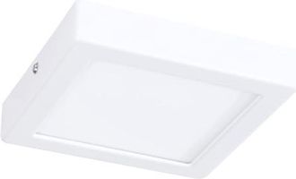 Eglo LED Deckenleuchte Idun, 1 flammige Aufbauleuchte aus Metall und Kunststoff, Deckenlampe in Wei&szlig;, LED Aufbaulampe neutralwei&szlig;, L x B 17 cm