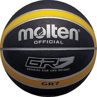 Molten Basketball, Größe 5, Schwarz/Gelb