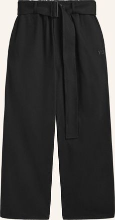 Yohji Yamamoto Y-3 Twill Utility-Hose schwarz
