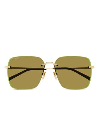 Gucci lunettes de soleil GG1955SA - Vert