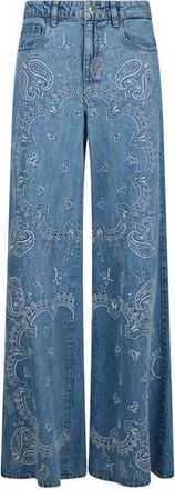 Liu Jo Femme, Jeans, Bleu, Taille: W28 Wide Jeans