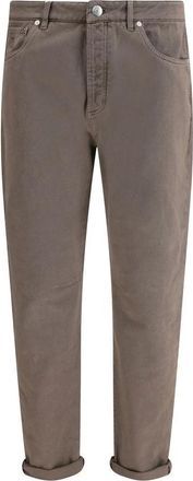 Brunello Cucinelli Herren, Jeans, Braun, XLGr&ouml;&szlig;e