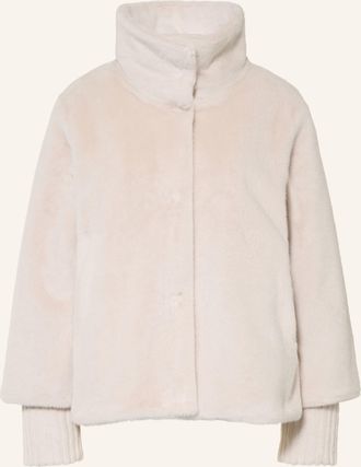 Lilienfels Lilienfels Kunstfell-Jacke weiss