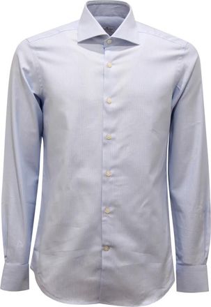 Sonrisa Homme, Chemises, Bleu, Taille: M Fior di Cotone Shirt