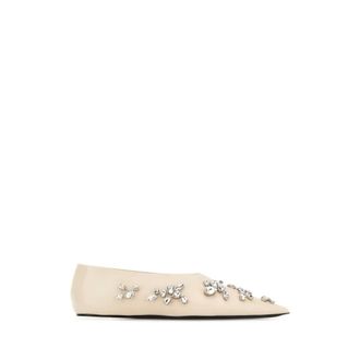 Jil Sander Femme, Chaussures, Blanc, Taille: 38 EU Ballerina