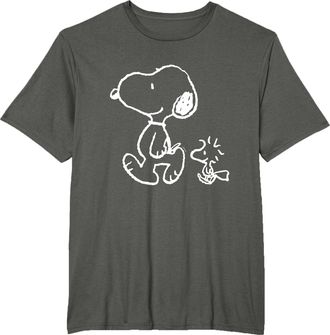 Peanuts Erdn&uuml;sse - Snoopy Woody Walk T-Shirt