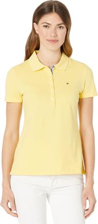 Tommy Hilfiger Klassisches Damen-Poloshirt (Standard und Übergröße), Snapdragon, X-Klein