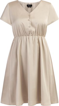 Usha Midikleid Damen Beige