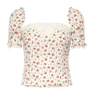 Dolce & Gabbana Femme, Blouses et Chemises, Multicolore, Taille: 36 FR Blouse Roselline