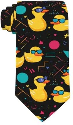 Generic Canards De Dessin Animé Portant Des Lunettes De Soleil Cravates Élégante Cravate Classique Cravate Homme Pour Mariages Scolaires Formelle