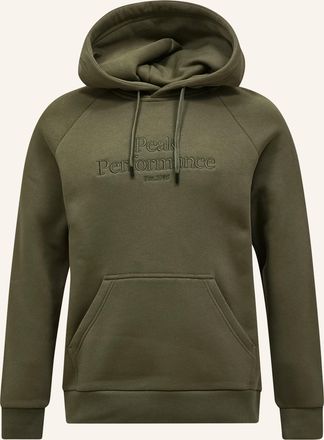 Peak Performance M Original Hood Kapuzensweatshirt gruen