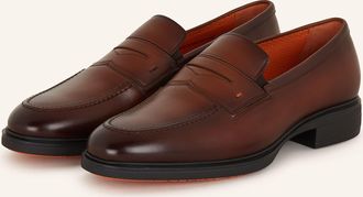 Santoni Loafer Easy braun