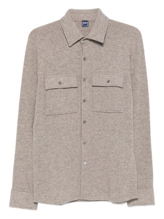 Fedeli Hemdjacke aus Kaschmir - Nude
