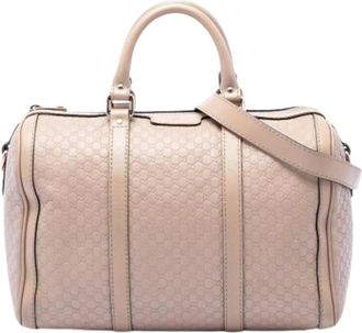 Gucci Sac bandouli&egrave;re en cuir gaufr&eacute; pr&eacute;-poss&eacute;d&eacute; - Femme - Pre-owned - Beige - Taille: ONE Size
