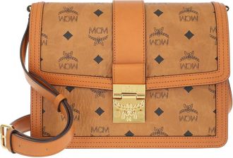 MCM Shopper - Tracy Vi Shoulder Med Co, One Size - Gr. unisize - in Cognacbraun - f&uuml;r Damen