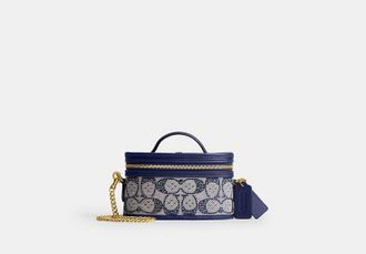 Coach Trail Tasche 15 Aus Signature-Jacquard Mit Kristallen