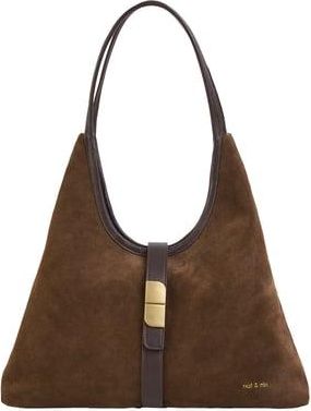 Nat & Nin Sac &eacute;paule Romeo en cuir su&eacute;d&eacute;